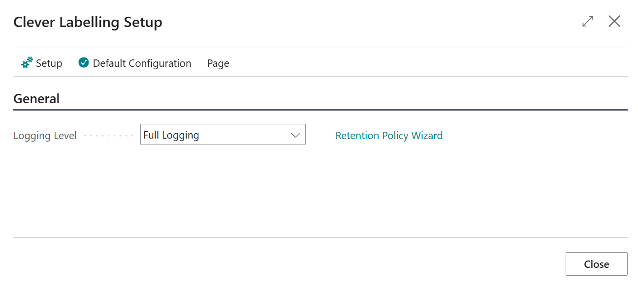 Clever Dynamics - Clever Labelling Setup